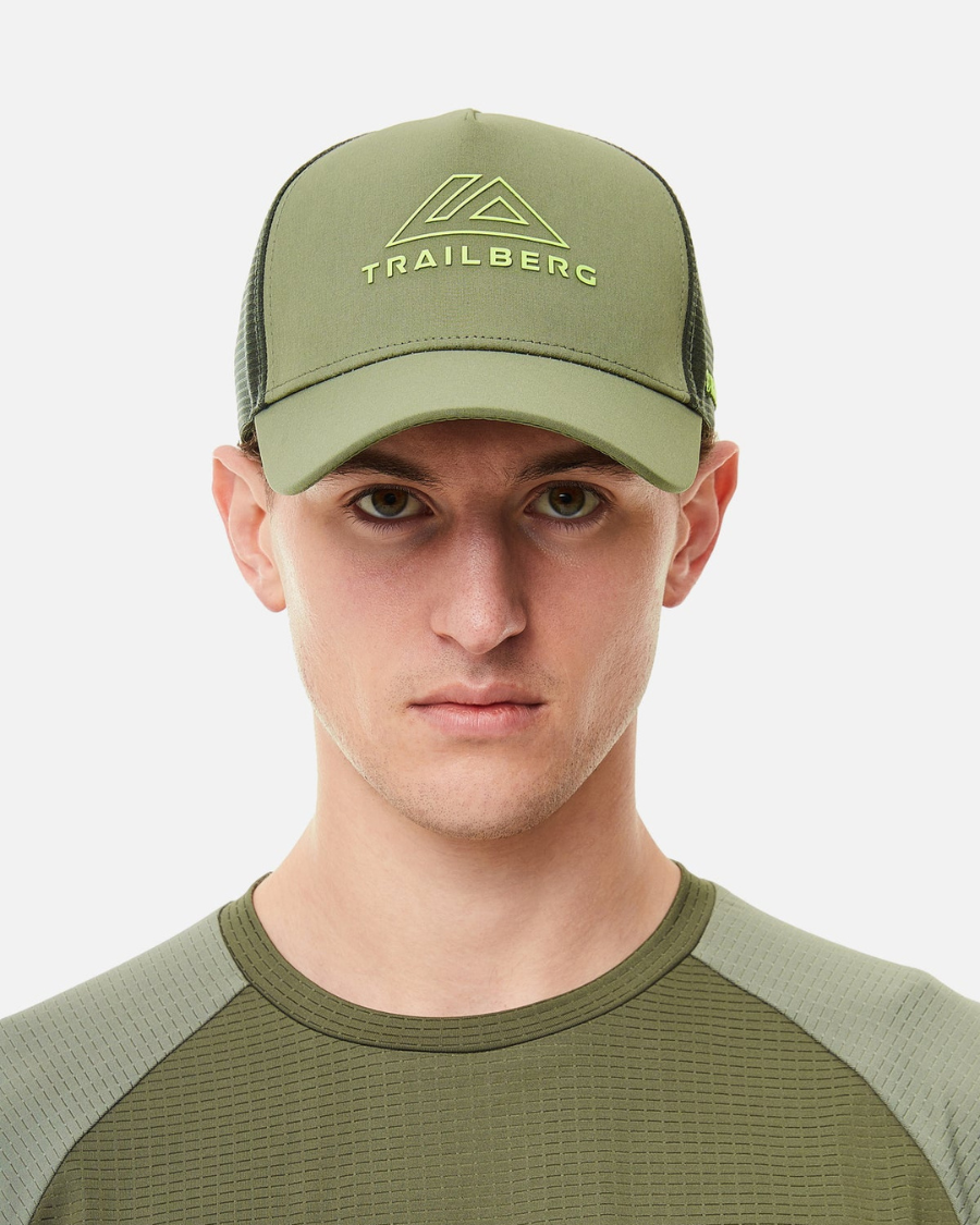 Trailberg - Ridge Trucker Cap - Agave/Neon